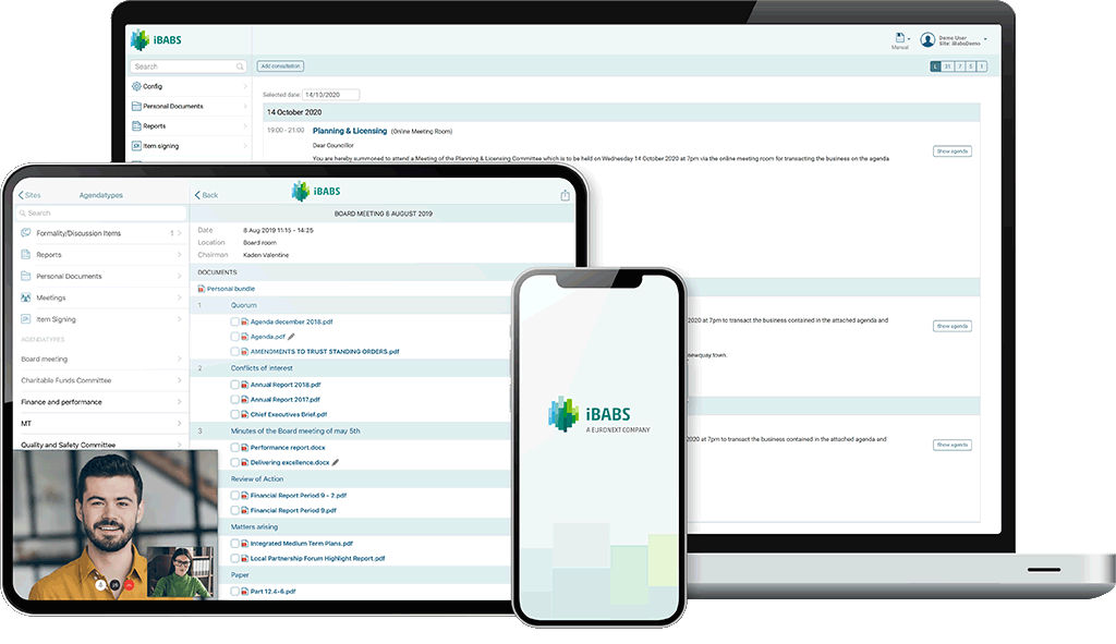 IBabs Board Portal To Organise And Run Board Meetings More Efficiently IBabs Board Portal To Organise And Run Board Meetings More Efficiently